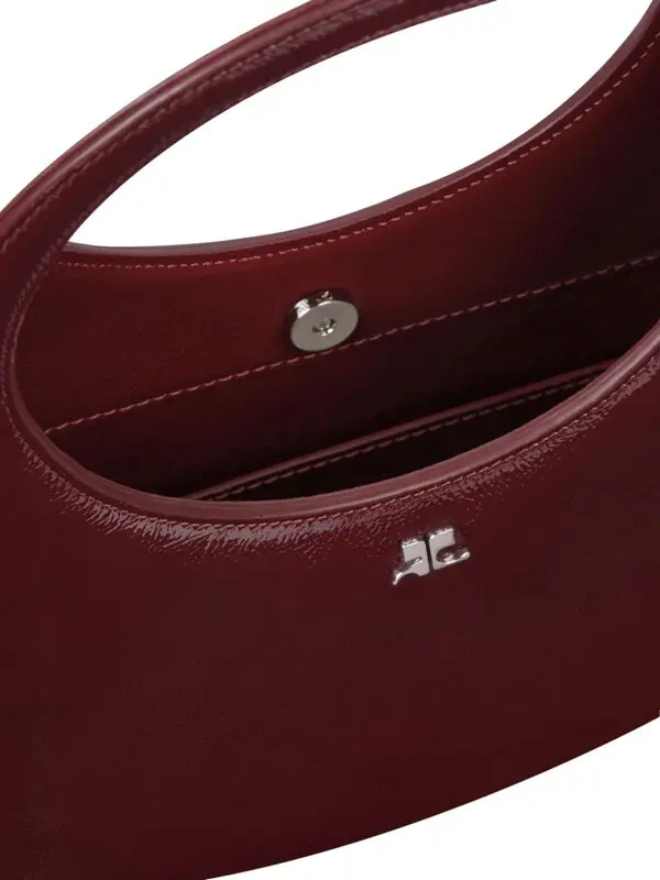 COURREGES Holy Leather Tote Bag - Red