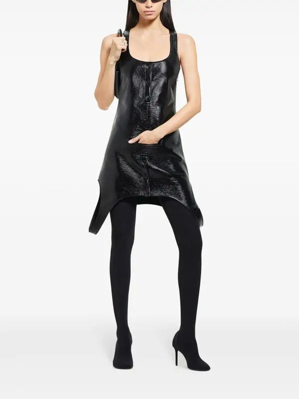 COURREGES Reversed Hem Mini Dress