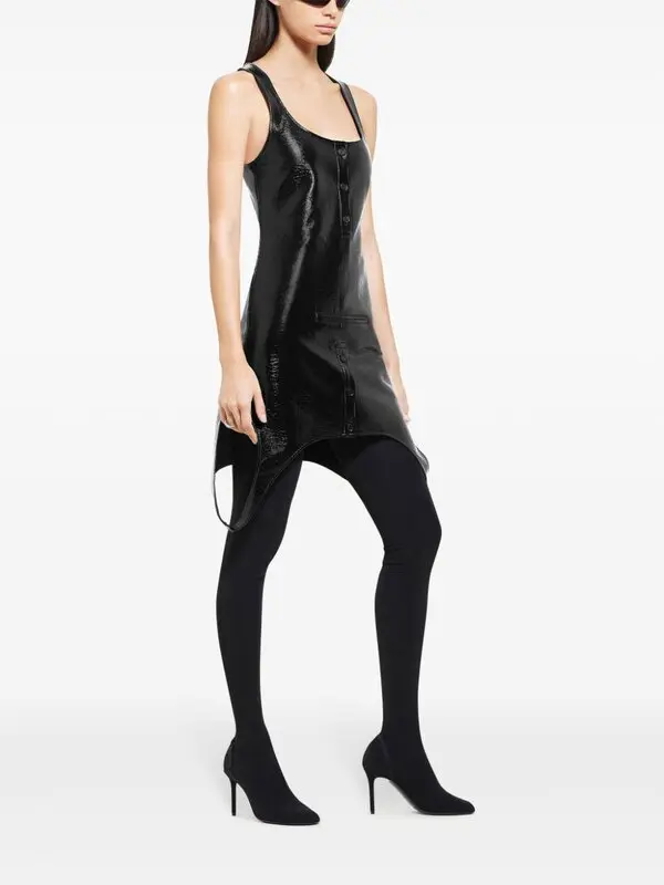 COURREGES Reversed Hem Mini Dress