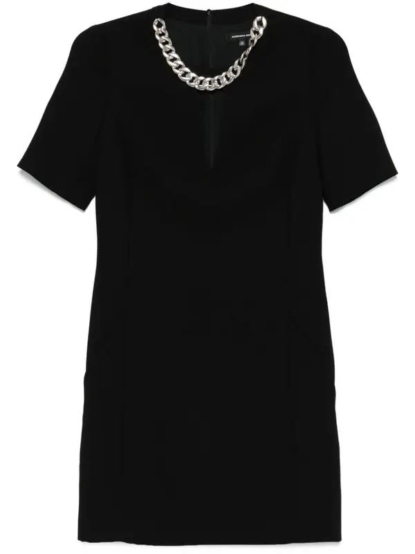 Barbara Bui Jewel Crepe Mini Dress