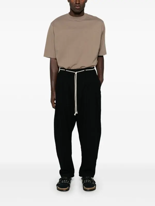 MORDECAI Pleated Drawstring Trousers