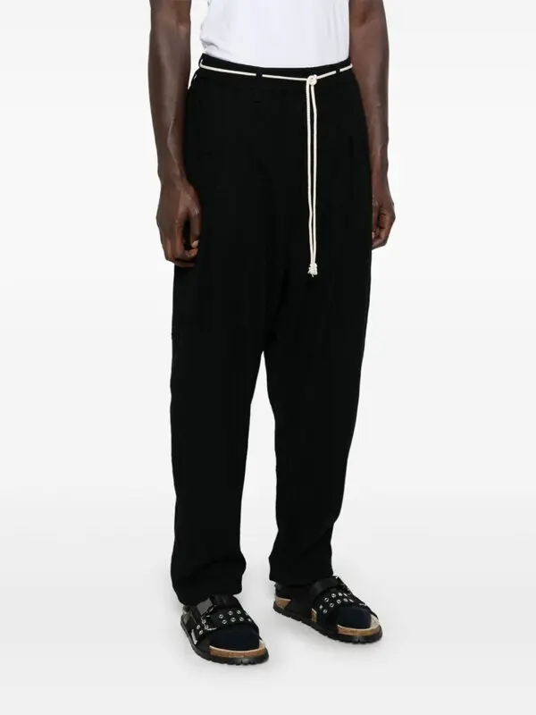 MORDECAI Pleated Drawstring Trousers