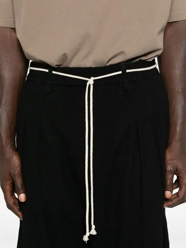 MORDECAI Pleated Drawstring Trousers