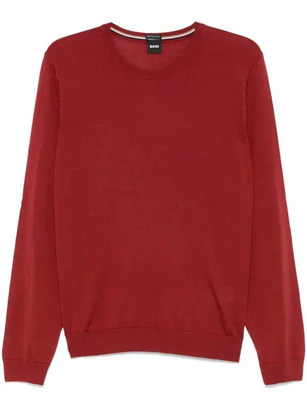 BOSS Leno Sweater - Red