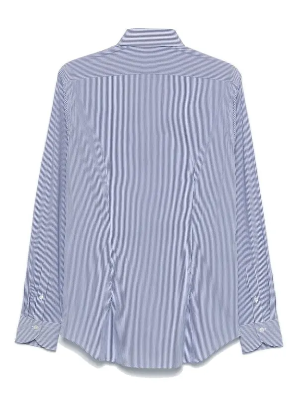 XACUS Striped Shirt - Blue