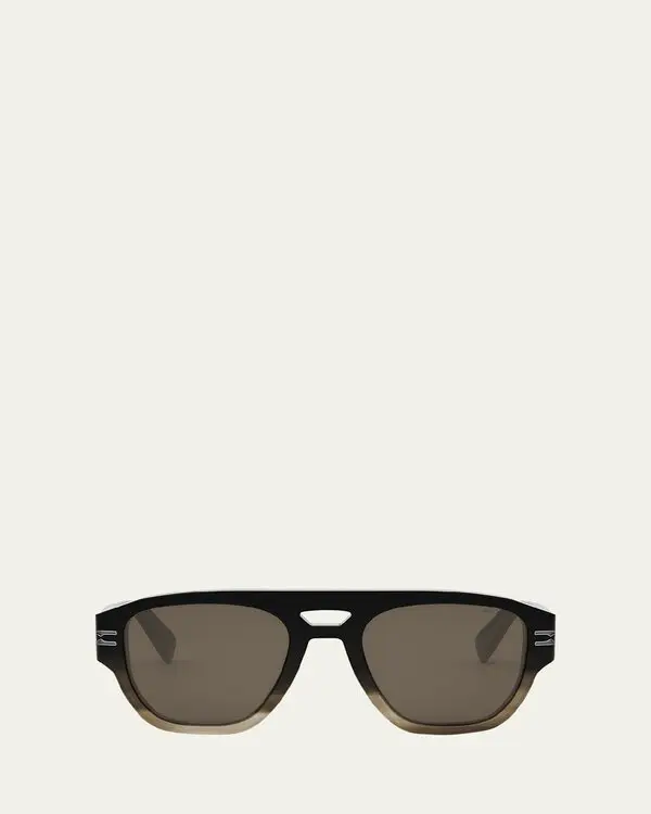 BVLGARI B.zero1 Aviator Sunglasses - Hrno/brn