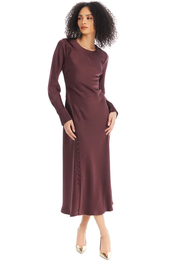 ALLISON NEW YORK Satin Slip Dress
