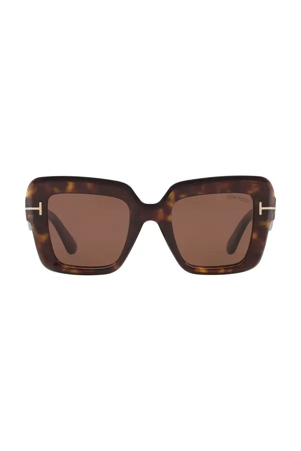 TOM FORD Square Frame Sunglasses - Brown