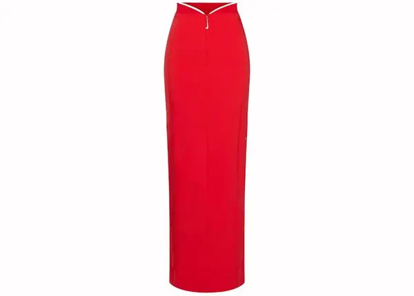 Jacquemus X Nike Maxi Skirt - Dark Red