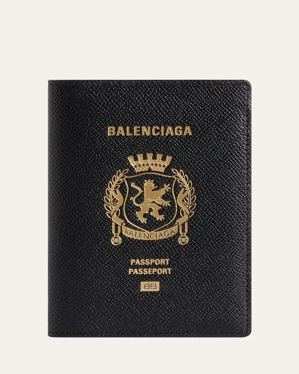 Balenciaga Passport Leather Holder