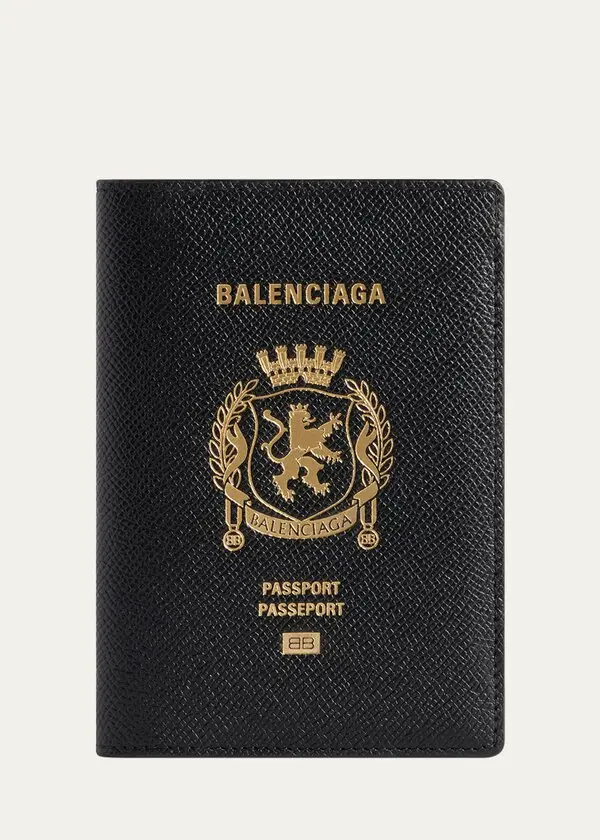 Balenciaga Passport Leather Holder