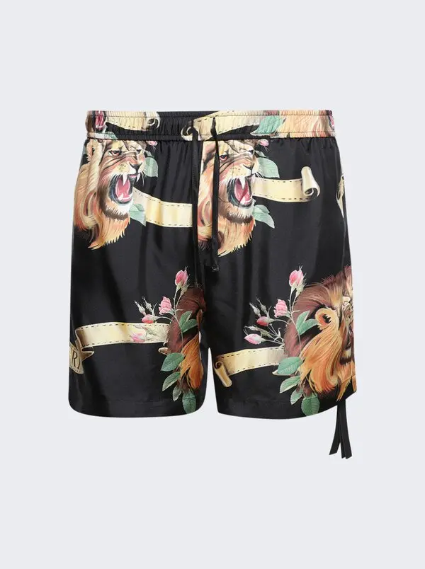 Amiri Lion Short - Black