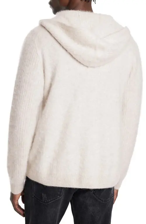 John Varvatos Catherine Hooded Cashmere Zip Cardigan