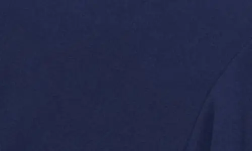 Alex Evenings Embellished Neck A-line Gown - Navy