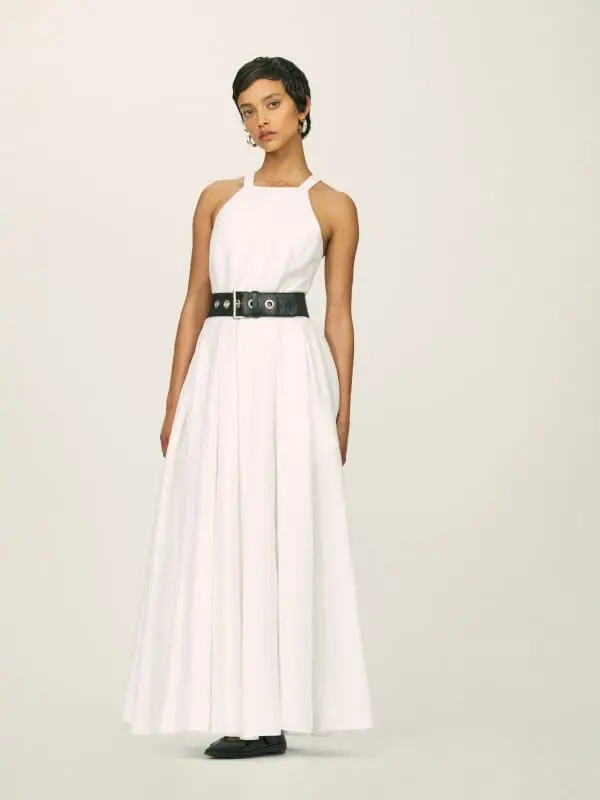 Reformation Derby Dress In White - 70% Off | Editorialist