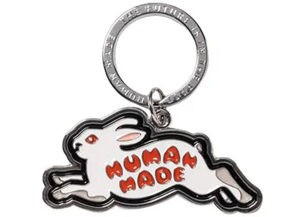 HUMAN MADE Animal #2 Rabbit Keychain - Silver