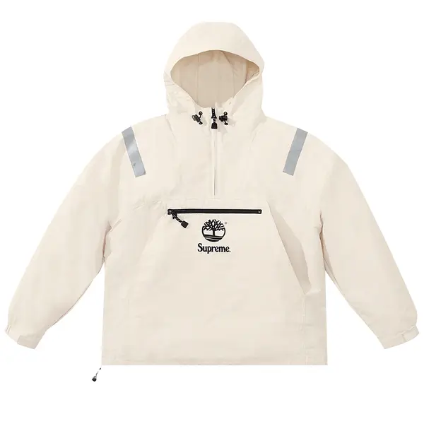 Supreme X Timberland Reflective Taping Anorak - White