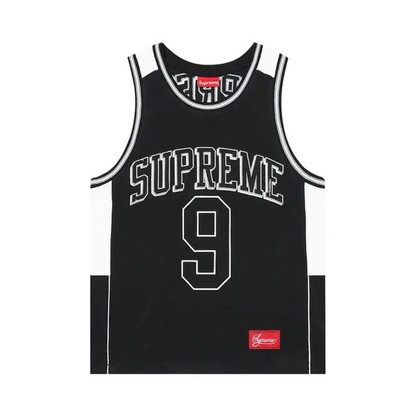 Supreme Terry Basketball Jersey - Black