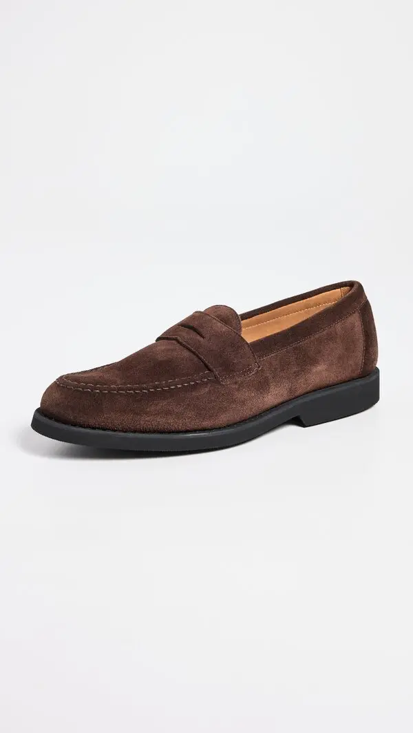 SEBAGO Ryan Suede Polaris Loafers - Dark Brown