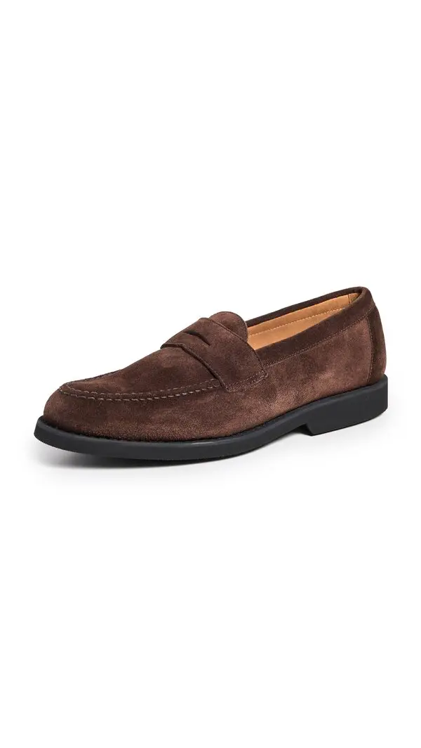 SEBAGO Ryan Suede Polaris Loafers - Dark Brown
