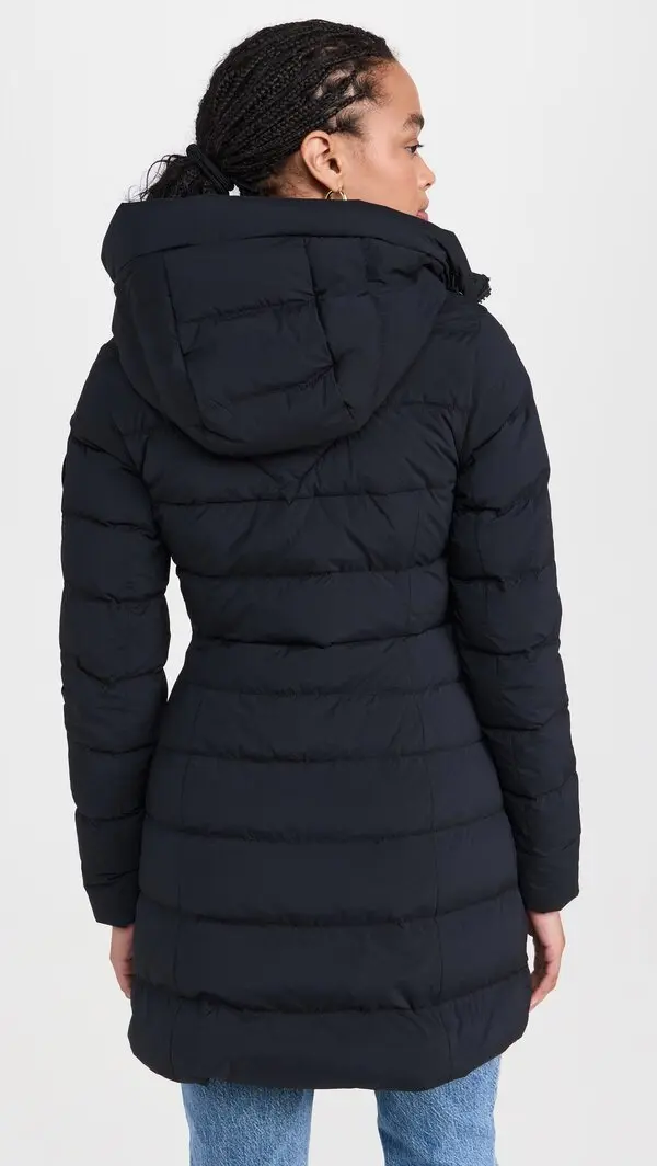 Canada Goose Clair Quilted Hooded Coat - Black