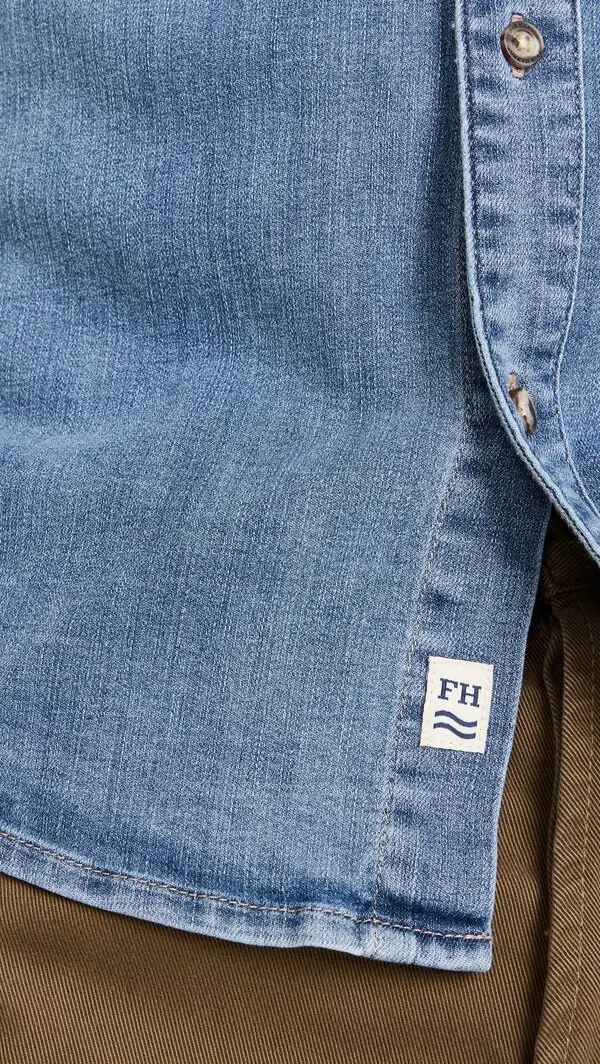 FAIR HARBOR The Driftwood Denim Shirt