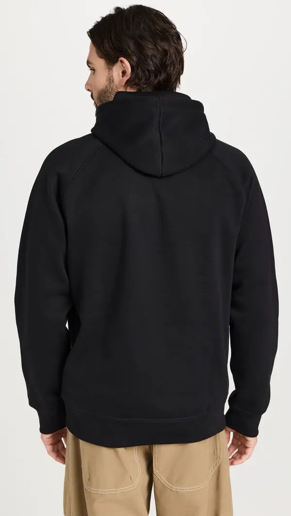 Carhartt Work In Progress Hooded Chase Sweatshirt - Black/gold