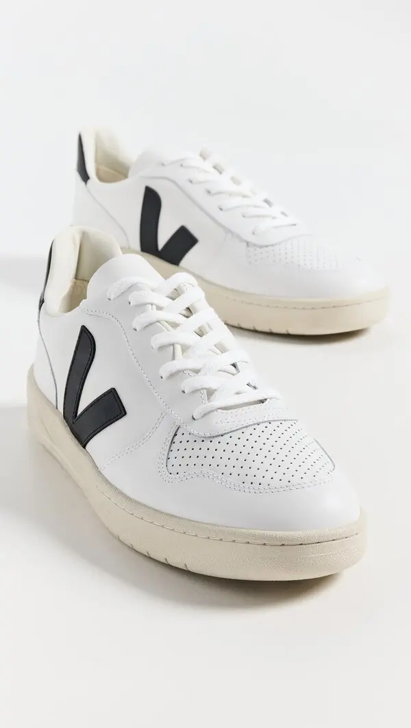 VEJA V-10 Leather Sneakers
