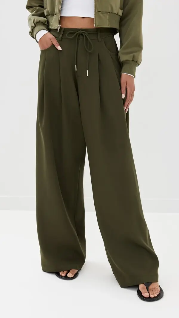Lioness Slouched Tie Up Trousers