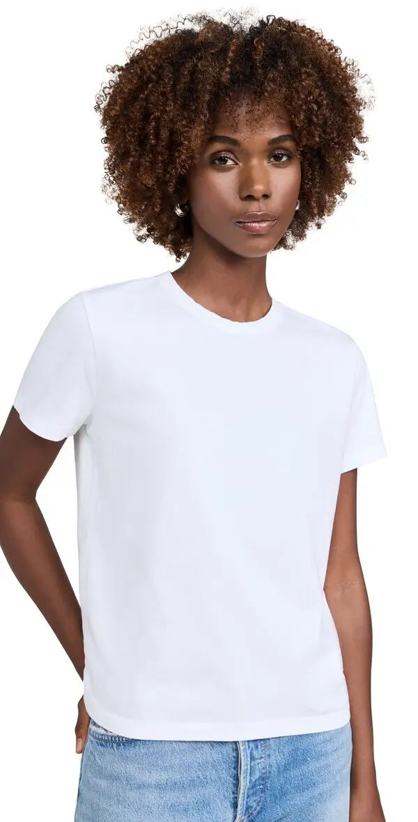 Madewell Crewneck T-shirt - Eyelet White