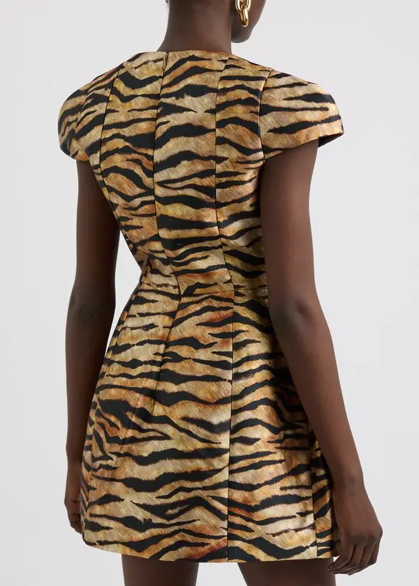 knee length dresses for ladies Tiger Sequin Mini Singlet Dress main image 0