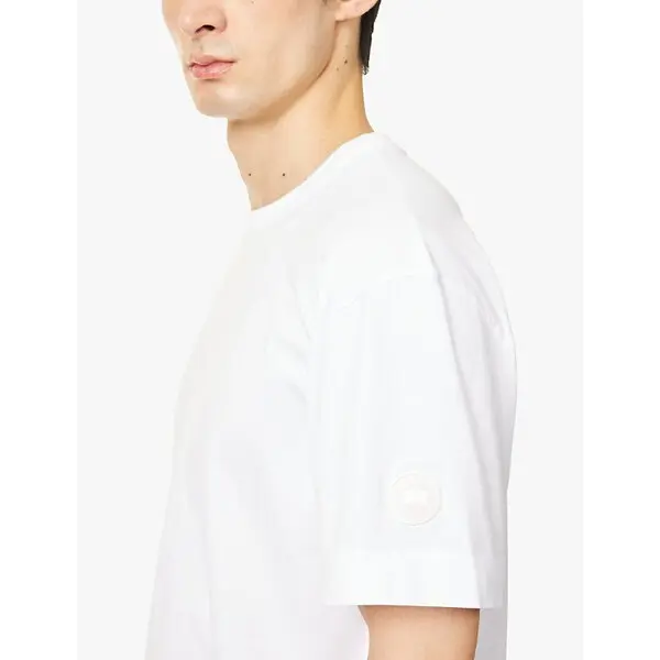 Canada Goose Gladstone Brand-patch T-shirt - White