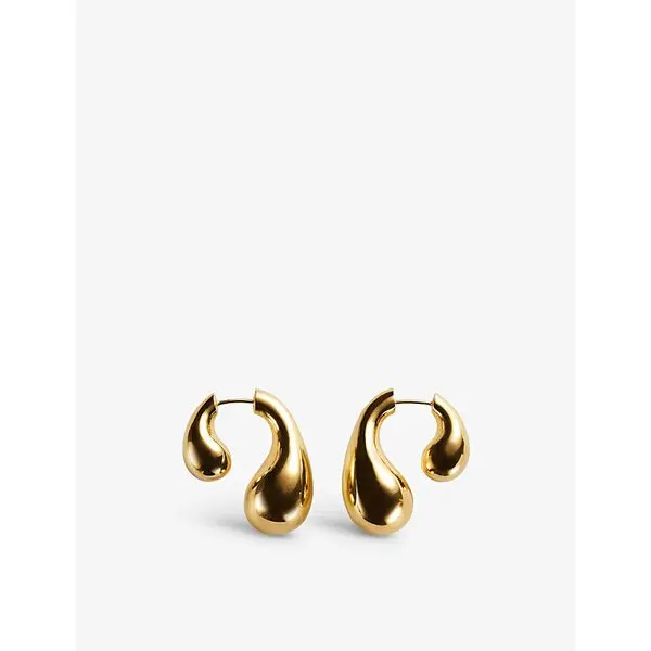 Bottega Veneta Drop Earrings - Yellow Gold