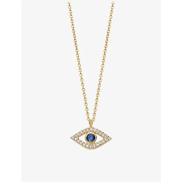 Astley Clarke Evil Eye Pendant Necklace - Solid Yellow Gold