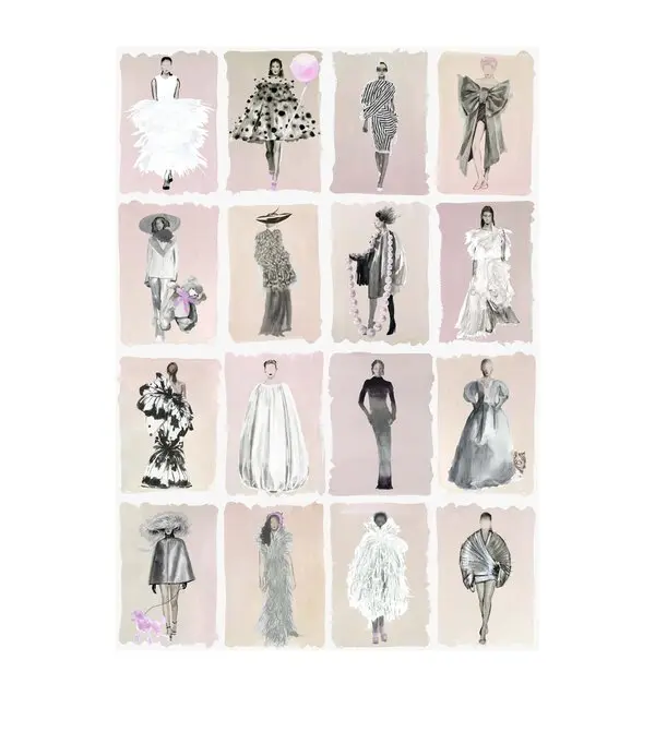 COLE & SON 175th Anniversary Couture Carousel Blush Wallpaper - Pink