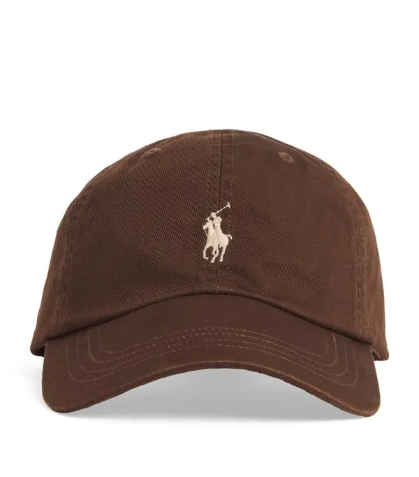Polo Ralph Lauren Cotton Baseball Cap - Brown