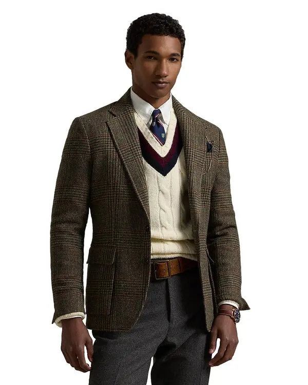 Polo Ralph Lauren Rl67 Russel Tailored Fit Tweed Jacket In Multi