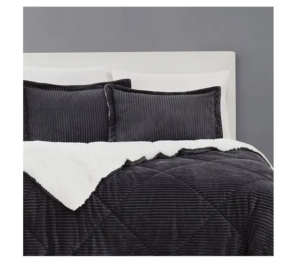 BROOKLYN LOOM Corduroy Full/queen 3 Piece Comforter Set