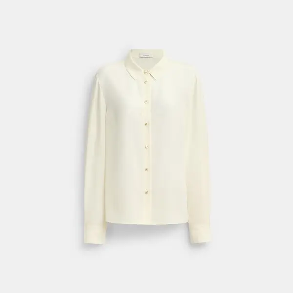 COACH Classic-fit Silk Blouse