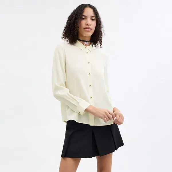 COACH Classic-fit Silk Blouse