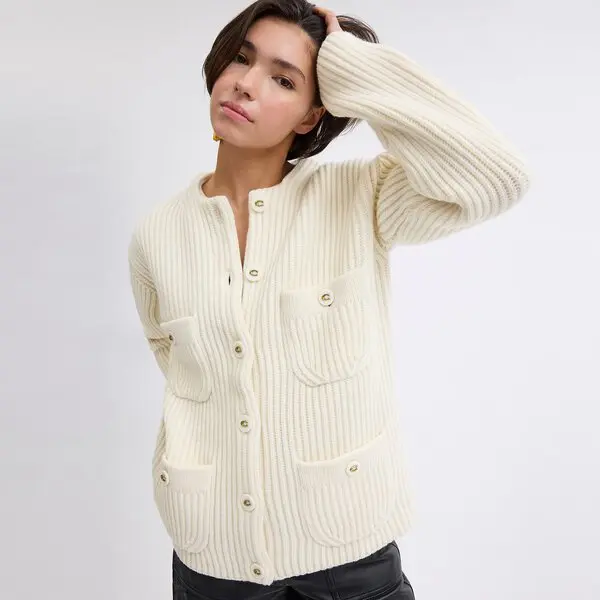 COACH Oversized Pocket Cardigan
