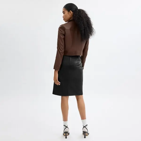 COACH Heritage C Leather Skirt