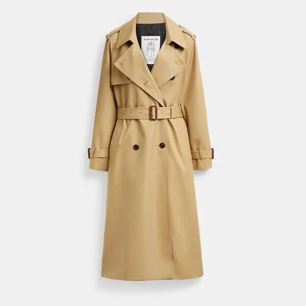 COACH Relaxed Cotton-blend Trench Coat