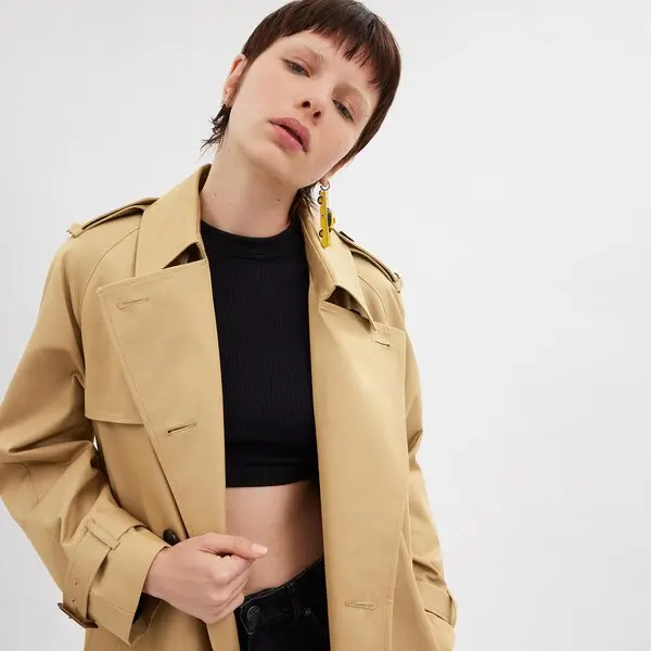 COACH Relaxed Cotton-blend Trench Coat