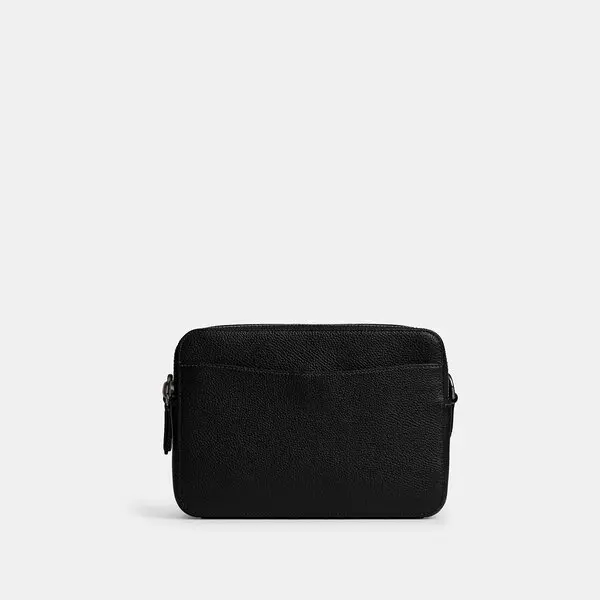 Coach Charter Crossbody Bag 24 With Debossed Graphic In Black - 40