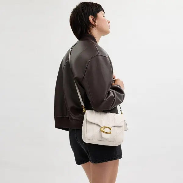 COACH Times Square Tabby Shoulder Bag With Quilting