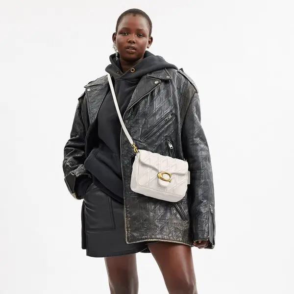 COACH Times Square Tabby Shoulder Bag With Quilting