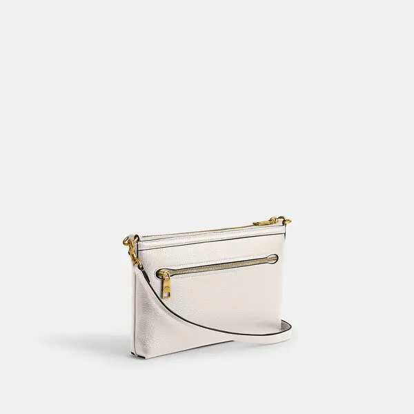 Coach Legacy Zip Top Crossbody Bag - Brass/Chalk | Editorialist