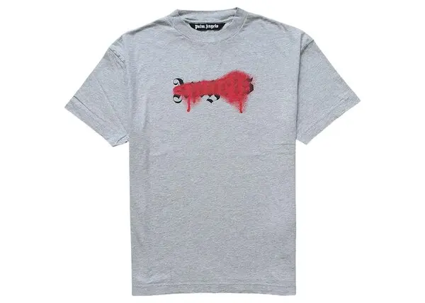 Palm Angels Paintsplatter Logo T-shirt
