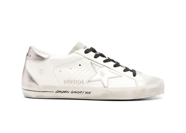 GOLDEN GOOSE Super-star Metallic Sneakers